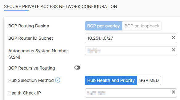 Configuring network configuration | FortiSASE | Fortinet Document Library